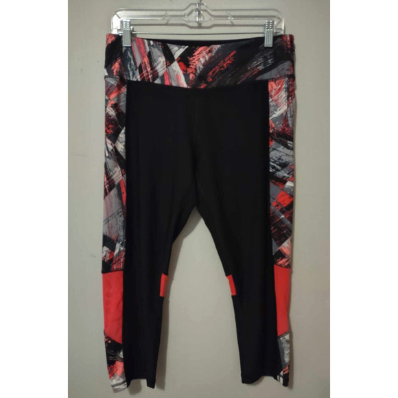 Energy Zone | Pants & Jumpsuits | Energy Zone Black Pink Mesh Cutout ...